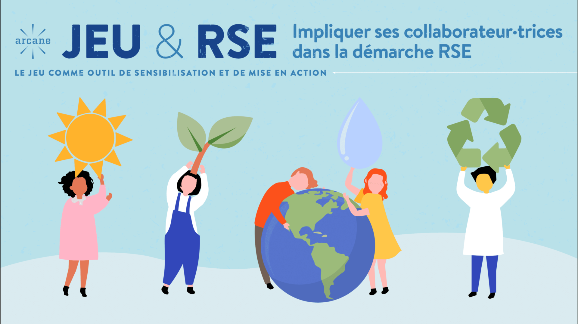 Livre blanc jeu RSE pour sensibiliser et fédérer Arcane Experience